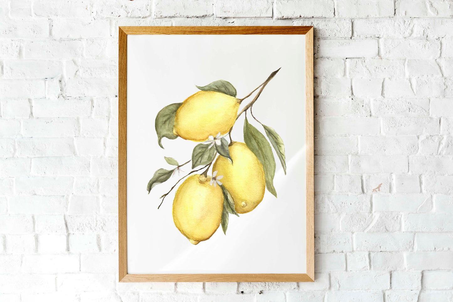 Vintage Lemon - Watercolor Print – Moondance Studio